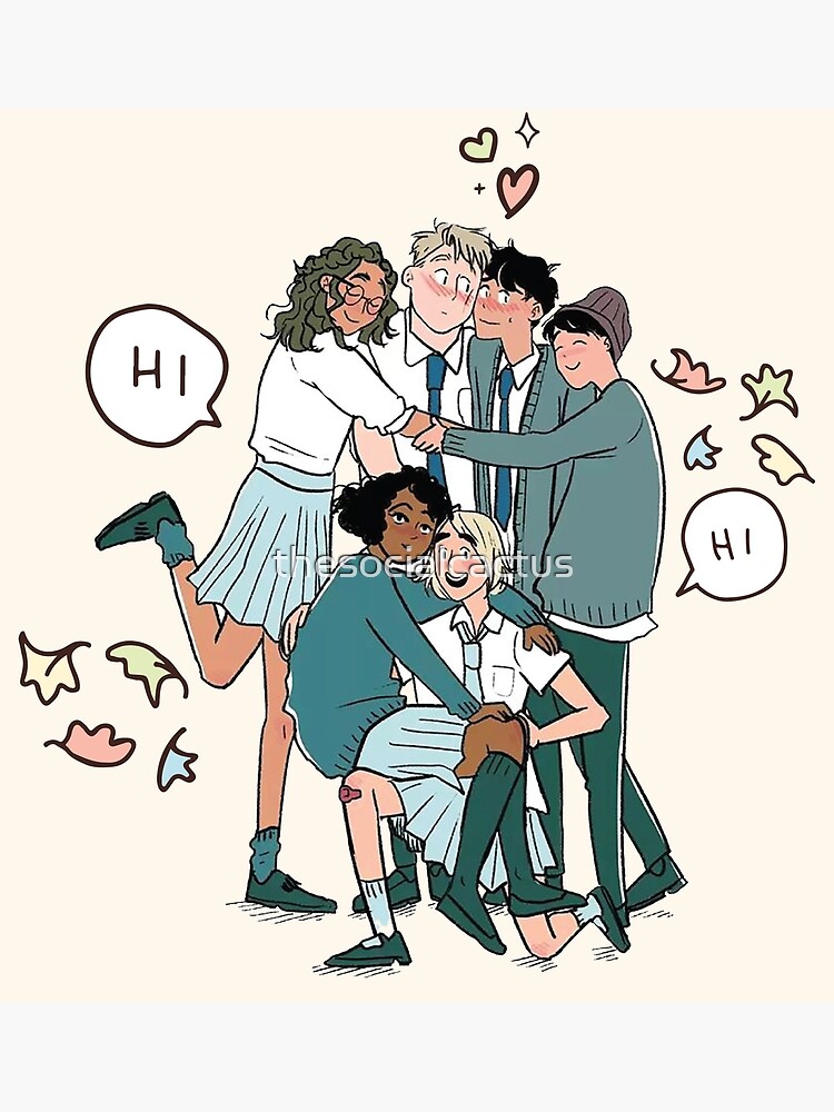 "Heartstopper - Charlie and Nick" Poster for Sale by thesocialcactus ...