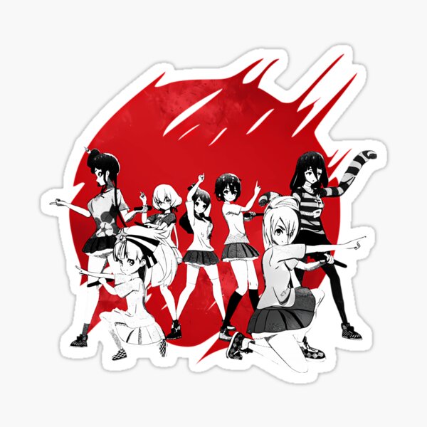 "Franchouchou" Sticker for Sale by AsaDaleArtShop | Redbubble