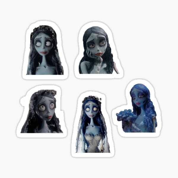 "Corpse bride Emily" Sticker for Sale by Amy