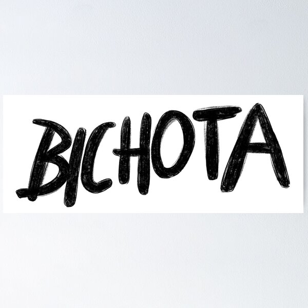 "Bichota Logo Pencil Drawing" Poster for Sale by OmoYolo | Redbubble