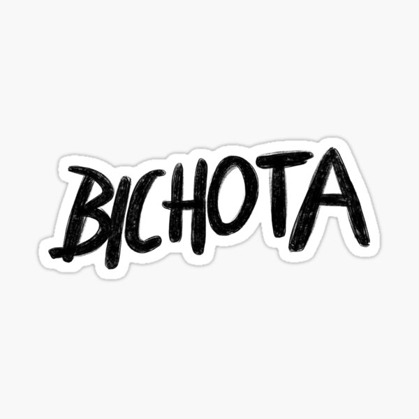 "Bichota Logo Pencil Drawing" Sticker for Sale by OmoYolo | Redbubble