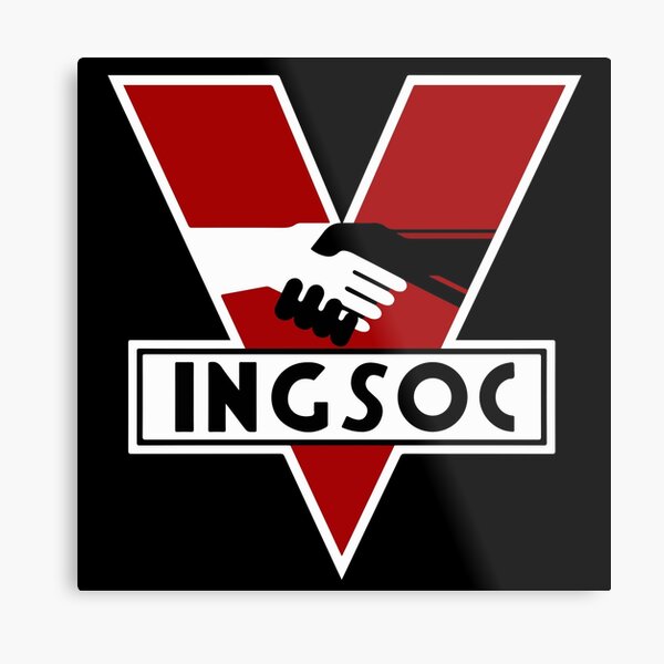 "1984 Ingsoc Logo" Metal Print for Sale by VicCreatures | Redbubble