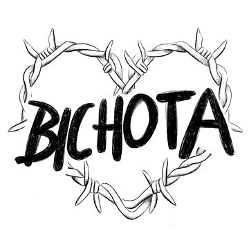 Pegatina for Sale con la obra «Bichota Corazon Dibujo A Lapiz» de ...