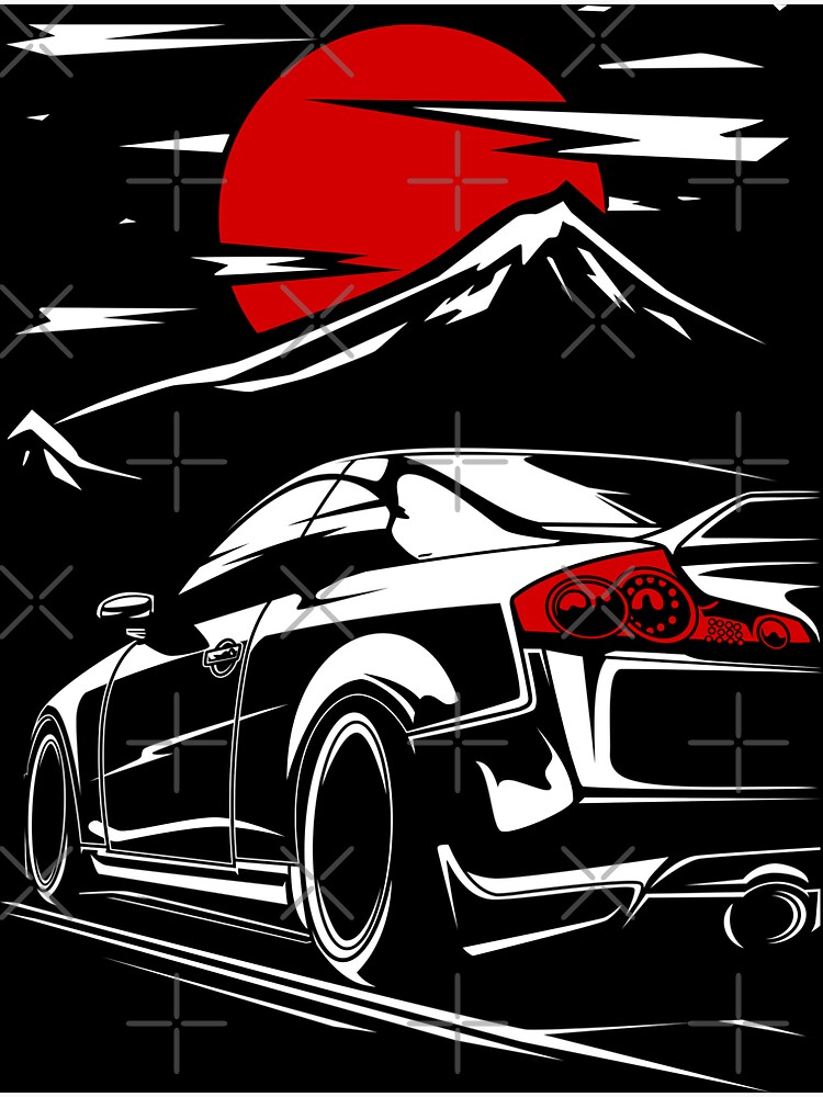 "Infiniti G35 Coupe" Sticker for Sale by RACING FACTORY | Redbubble