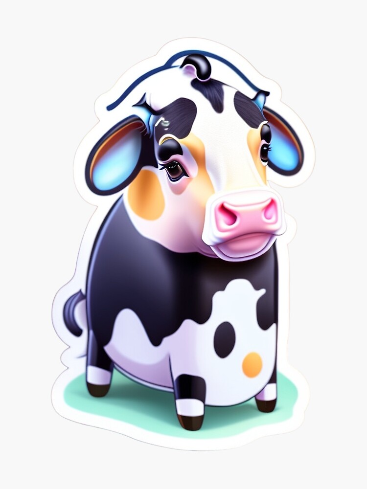 "dairy cow isopod, dairy cow " Sticker for Sale by Teencase | Redbubble