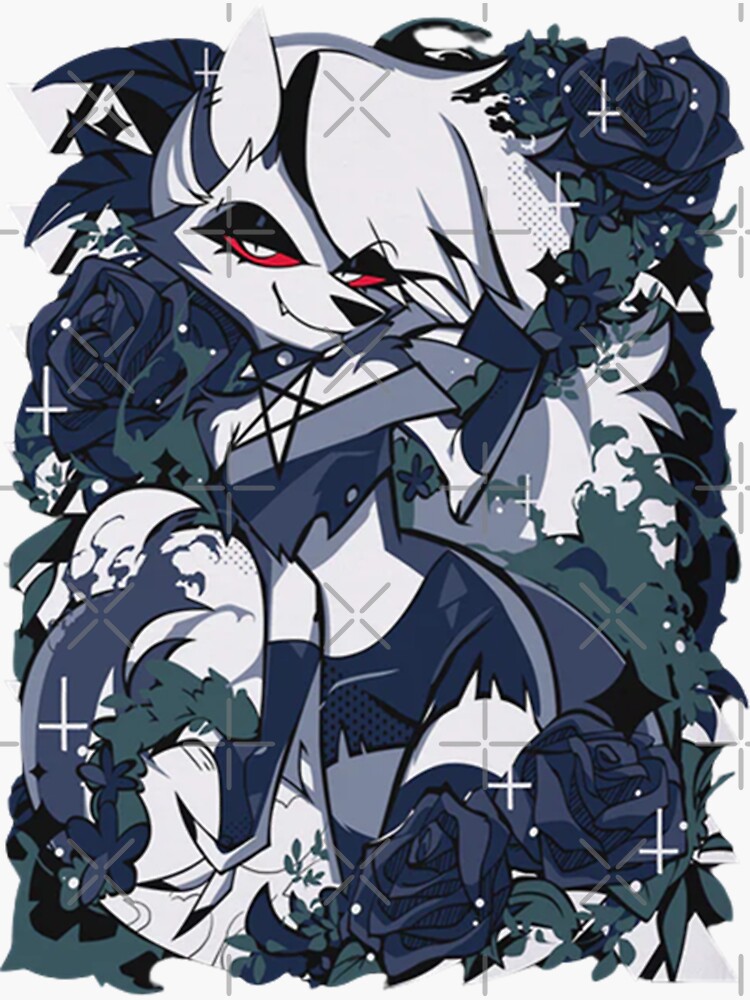 "Helluva Boss Loona" Sticker for Sale by nelsons-breeden | Redbubble