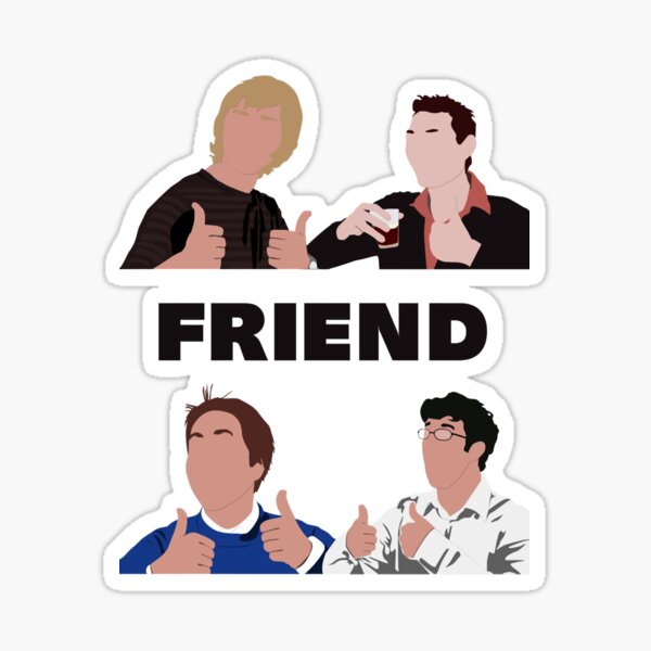 "Jay - The Inbetweeners - VAG" Sticker for Sale by oma-ribritt | Redbubble