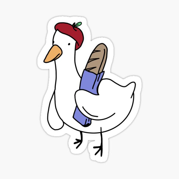 "French Goose" Sticker for Sale by eileencunha | Redbubble