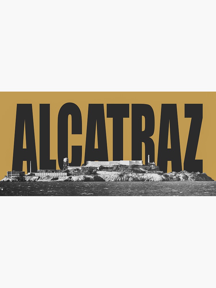 "Alcatraz Prison" Sticker for Sale by mrdoomits | Redbubble