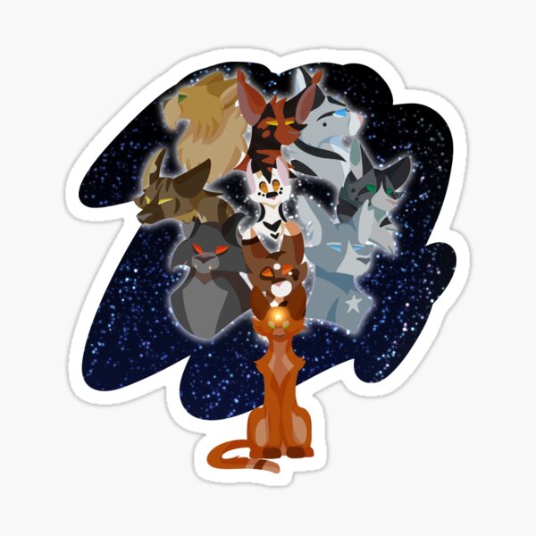 "Firestar's Nine Lives" Sticker for Sale by InterstellarKip | Redbubble