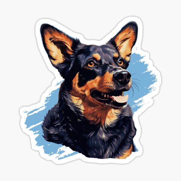 "Lancashire Heeler" Sticker for Sale by Dominika Bednarska | Redbubble