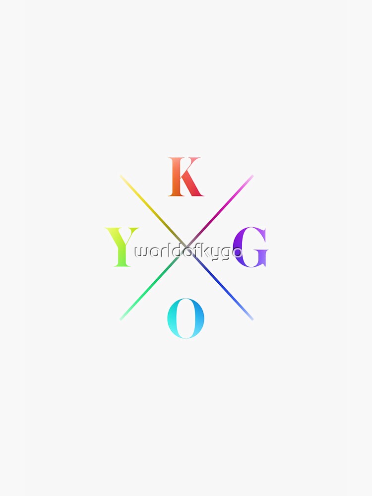 "Kygo Logo" Sticker for Sale by worldofkygo | Redbubble