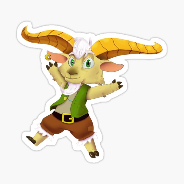 "Spyro Reignited - Bobby The Mountain Goat" Sticker for Sale by Bobby ...