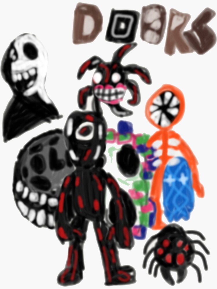 "DOORS ROBLOX" Sticker by HerKay | Redbubble