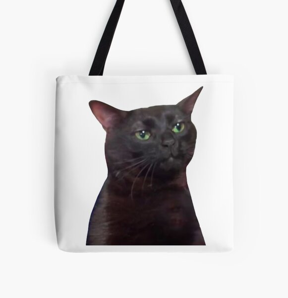 "Zoned Out Cat, Black cat zoned out, Zoned Out Cat meme" Tote Bag for ...
