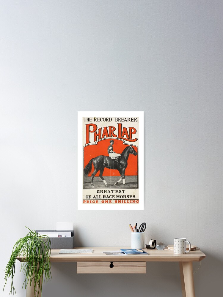 "Phar Lap - Australia’s Greatest Racehorse" Poster for Sale by ...