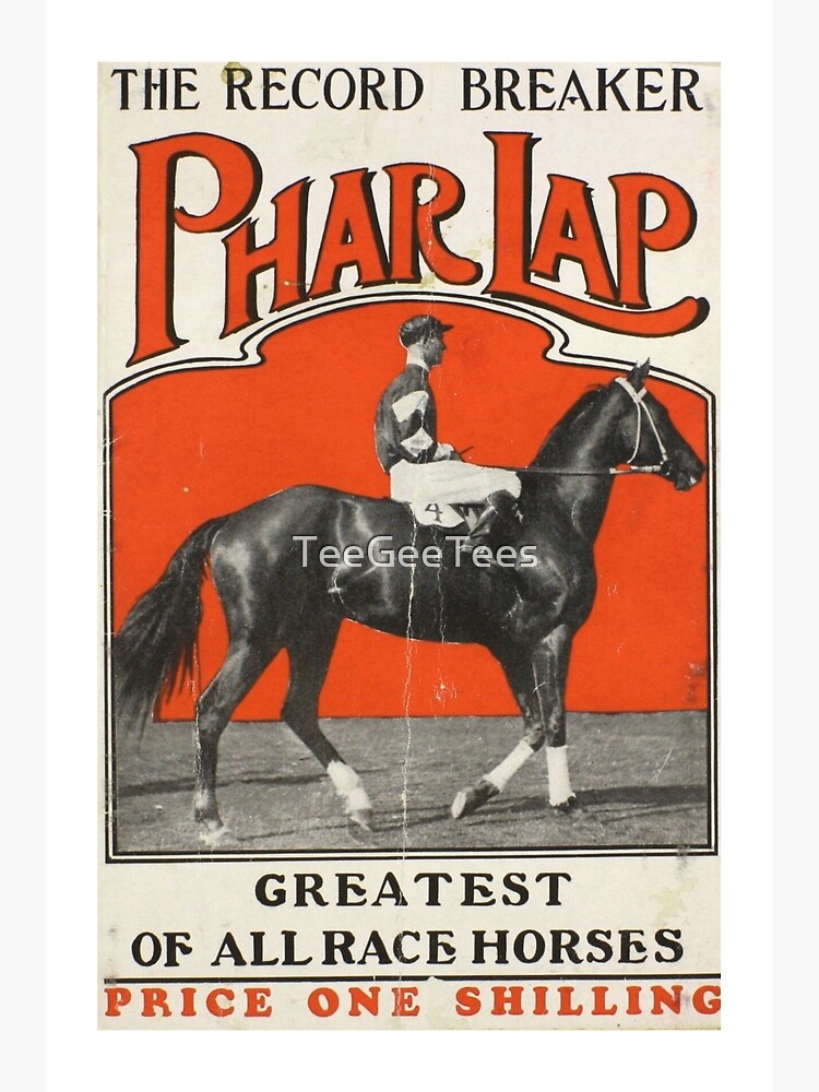"Phar Lap - Australia’s Greatest Racehorse" Poster for Sale by ...