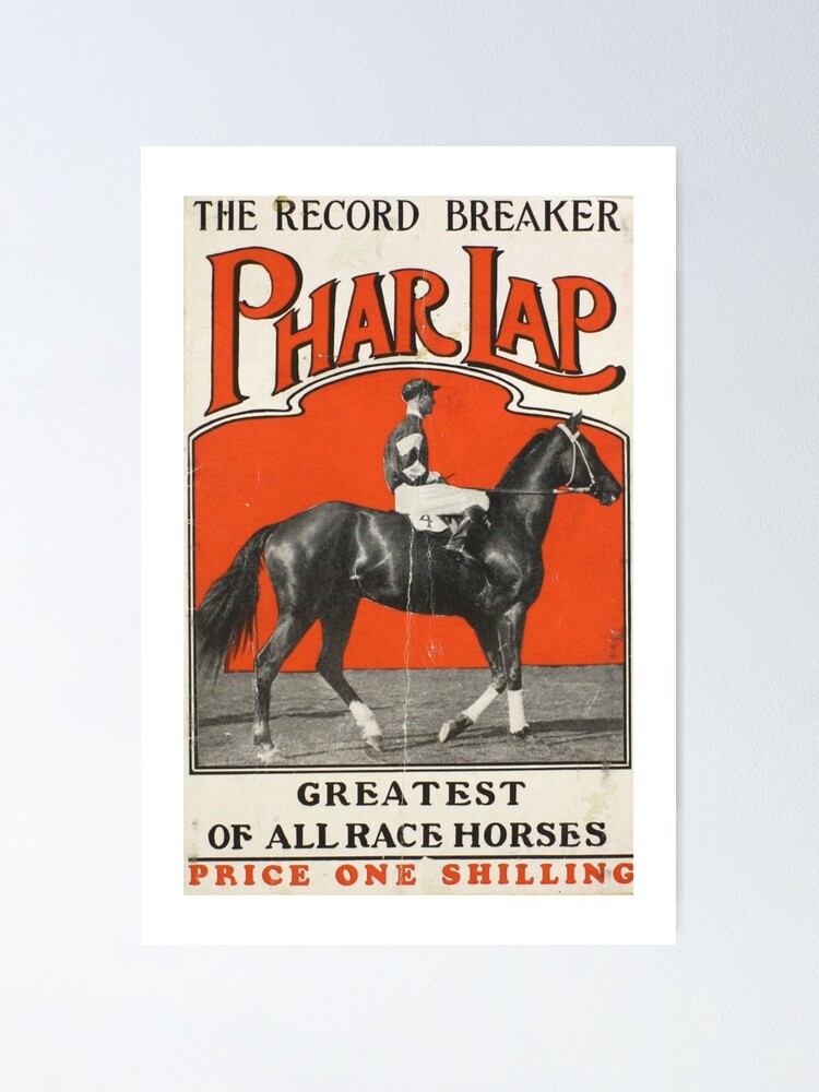 "Phar Lap - Australia’s Greatest Racehorse" Poster for Sale by ...
