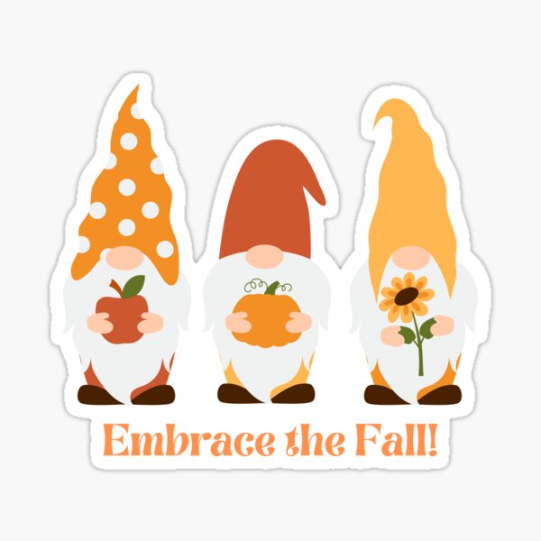 "Embrace the Fall" Sticker for Sale by Atashkadeh | Redbubble