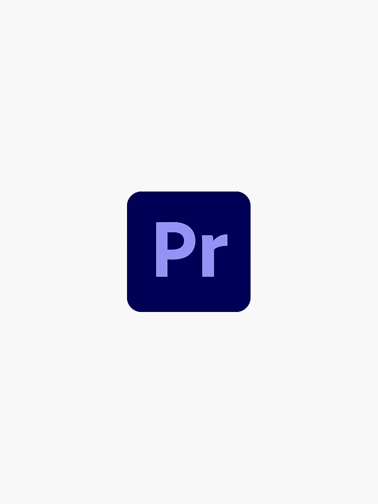 "premiere pro" Sticker for Sale by Pashmina Khan | Redbubble