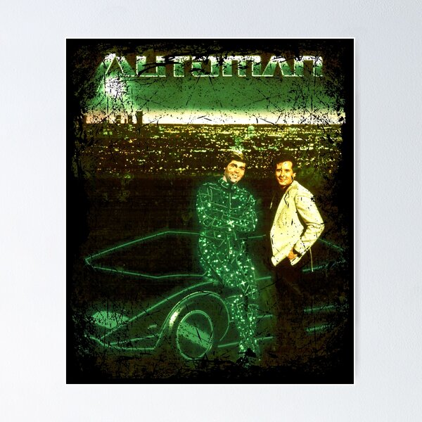 "Light-Made Hero The World of Automan" Poster for Sale by Jeffer ...