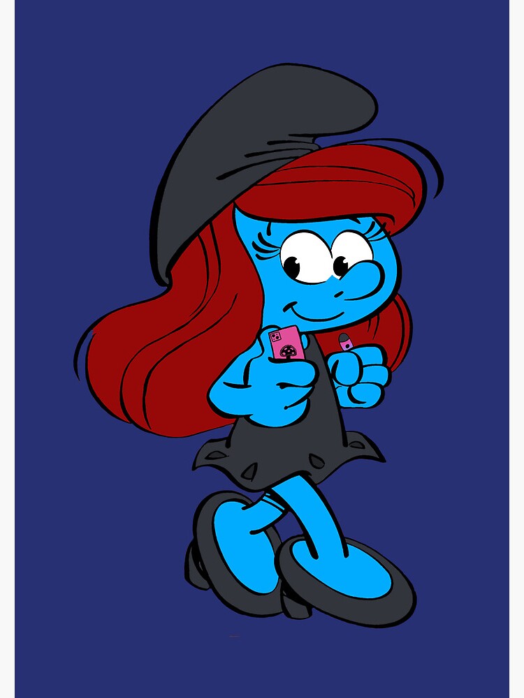 "Red Smurf" Spiral Notebook for Sale by UnicornLuster | Redbubble