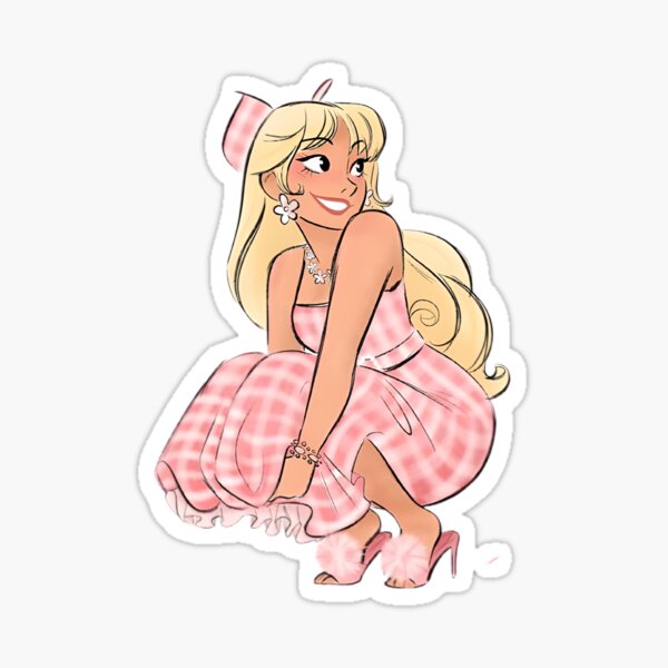"Barbie The Movie" Sticker for Sale by brunocriss | Redbubble