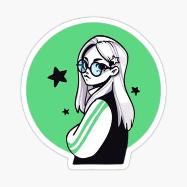 "Star Girl" Sticker for Sale by alpha-Designs- | Redbubble