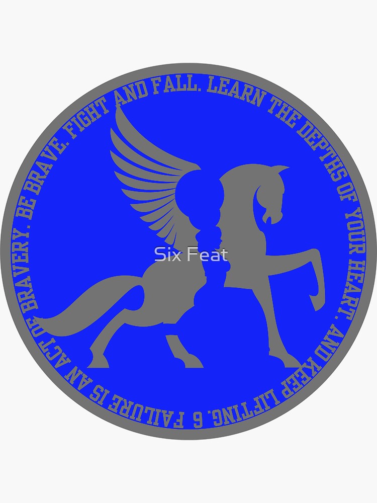 "6F Failure is an Act of Bravery" Sticker for Sale by Six Feat | Redbubble