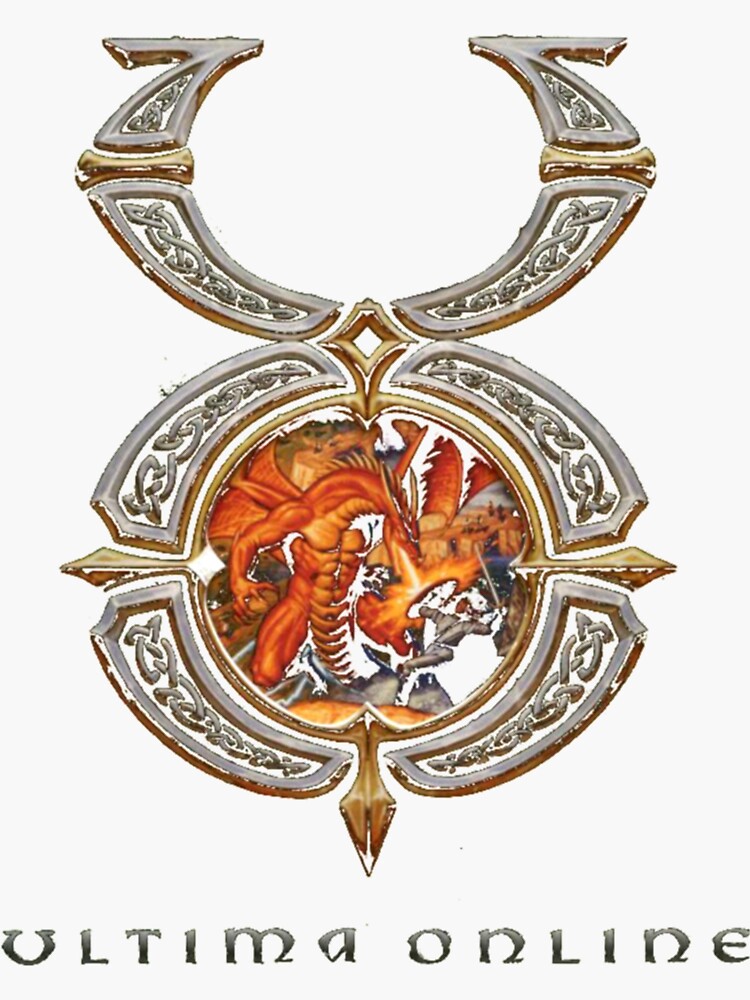 "ULTIMA ONLINE" Sticker for Sale by HarrisLeslie | Redbubble