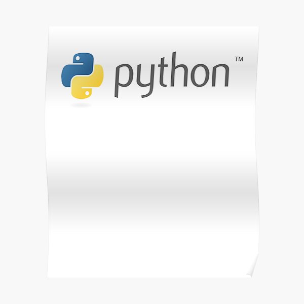 Póster «Camiseta oficial del lenguaje de programación del logotipo de ...