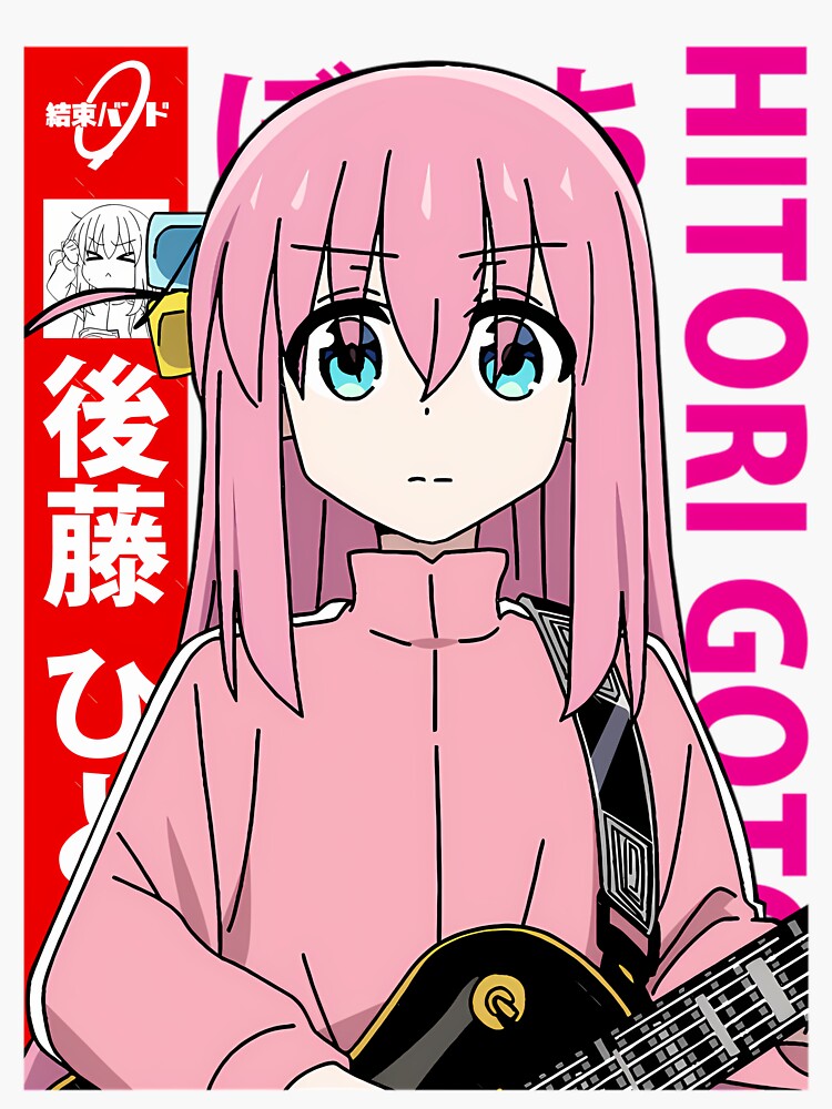 "Hitori Bocchi Gotoh " Sticker for Sale by hectorcally48 | Redbubble