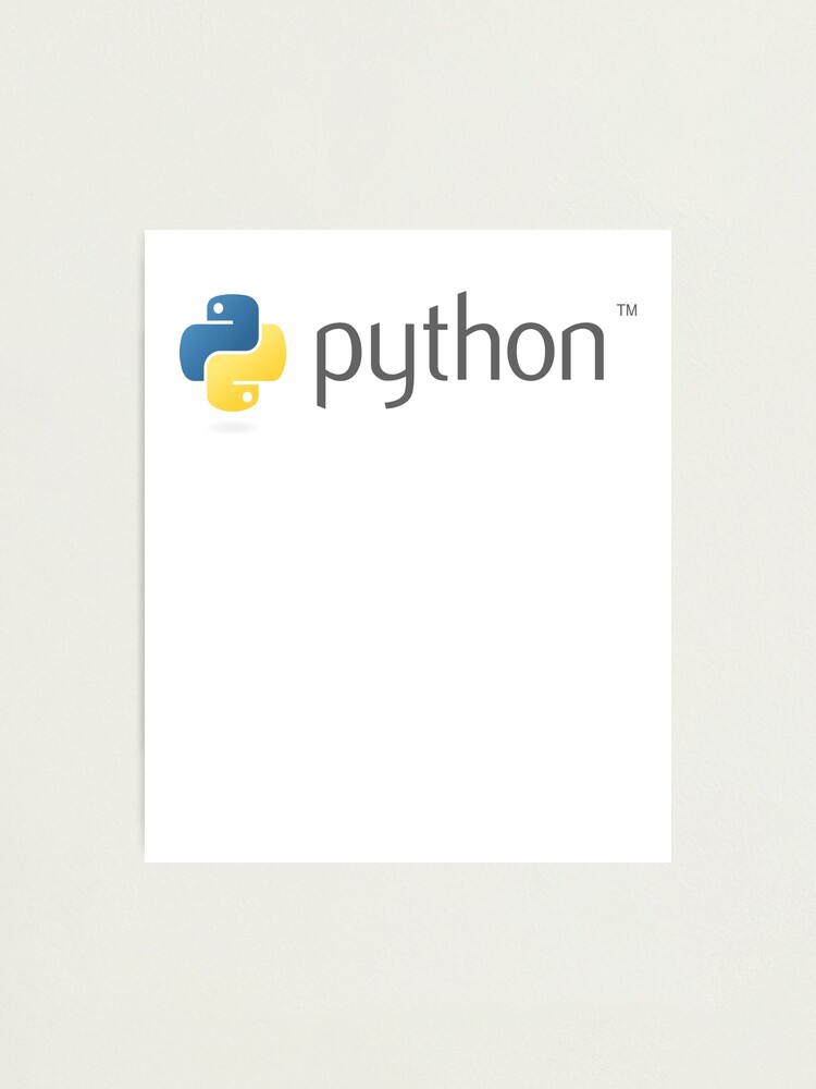 Lámina fotográfica «Camiseta oficial del lenguaje de programación del ...