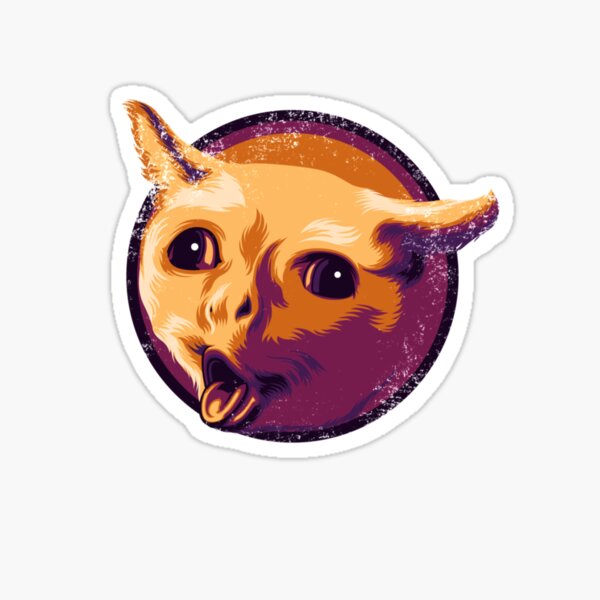 "Coughing Cat Retarded Meme " Sticker for Sale by GrayceHudson | Redbubble