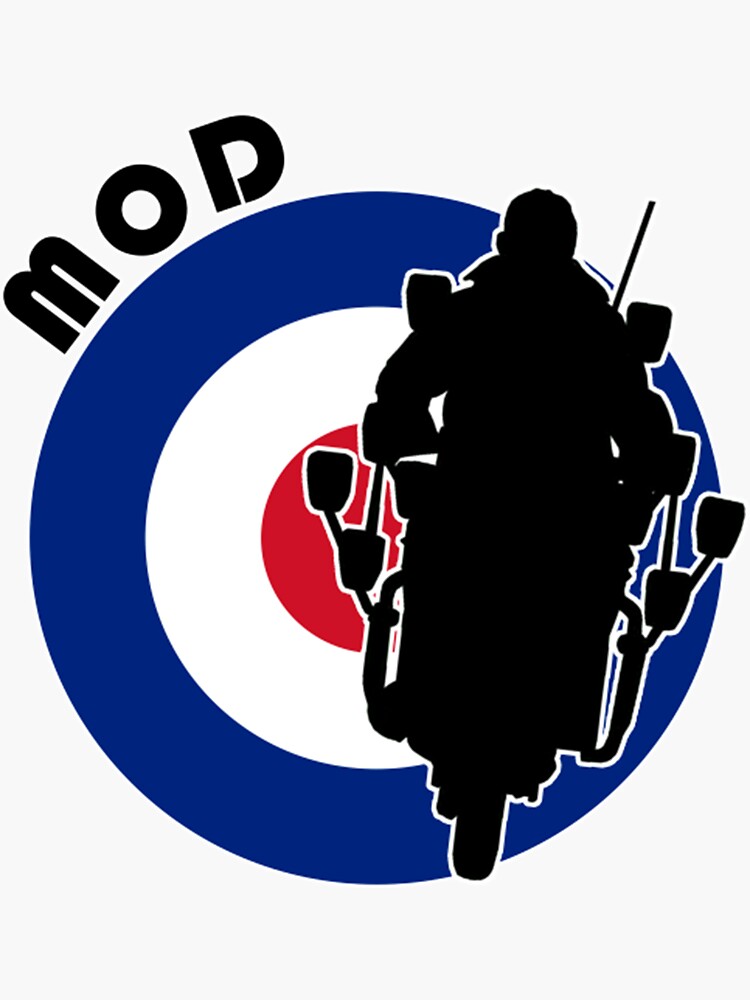 "Colourful Bold Mod " Sticker for Sale by IsobelLewis | Redbubble