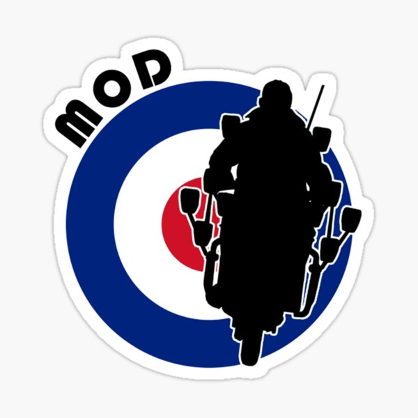 "Colourful Bold Mod " Sticker for Sale by IsobelLewis | Redbubble