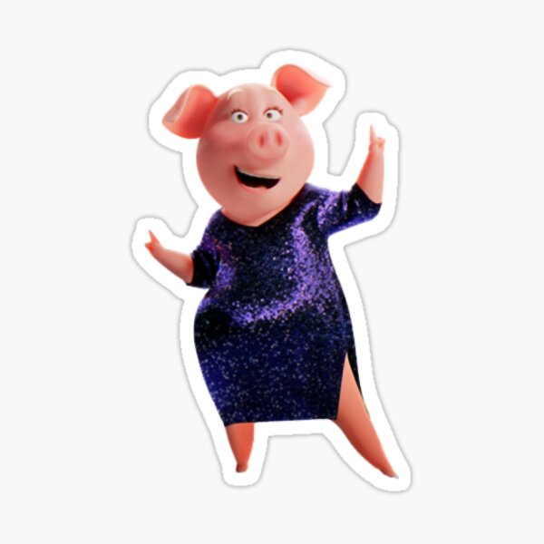 "ROSITA - SING 2 " Sticker for Sale by HolliLuciano | Redbubble