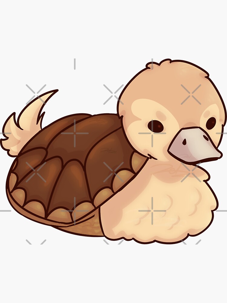 "ATLA Turtle Duck (no bg)" Sticker for Sale by Zolzo | Redbubble