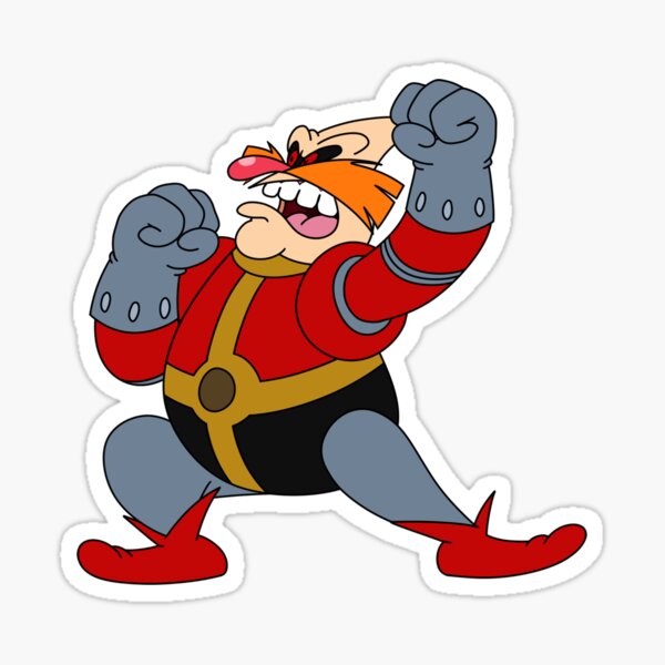 "Doctor Ivo Robotnik" Sticker for Sale by pkVortex | Redbubble