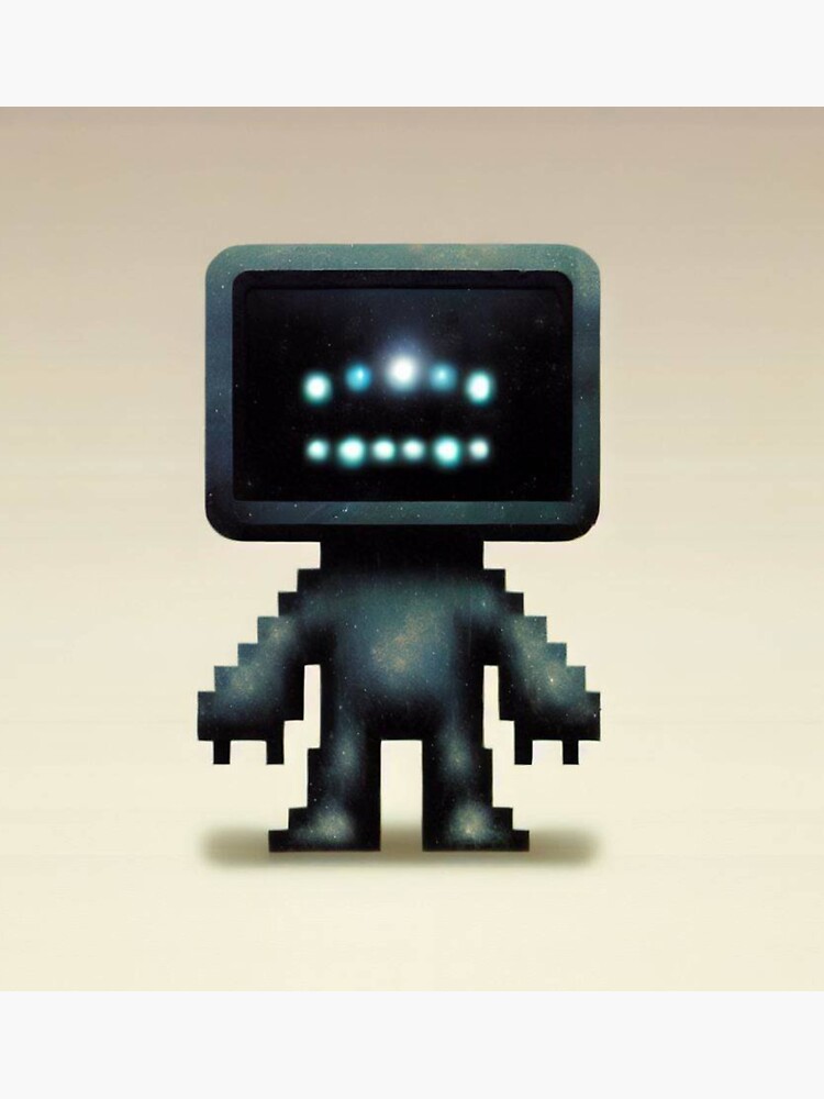 "8-bit robot" Sticker for Sale by Donkeh23 | Redbubble