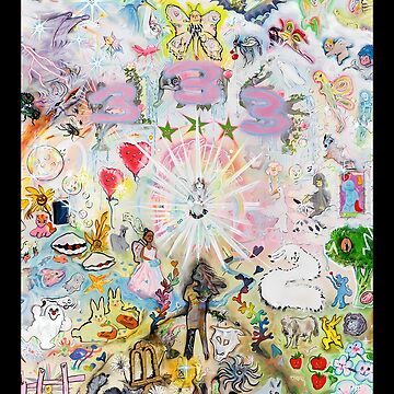 "333 bladee album cover Poster " Sticker for Sale by chenellatarra ...