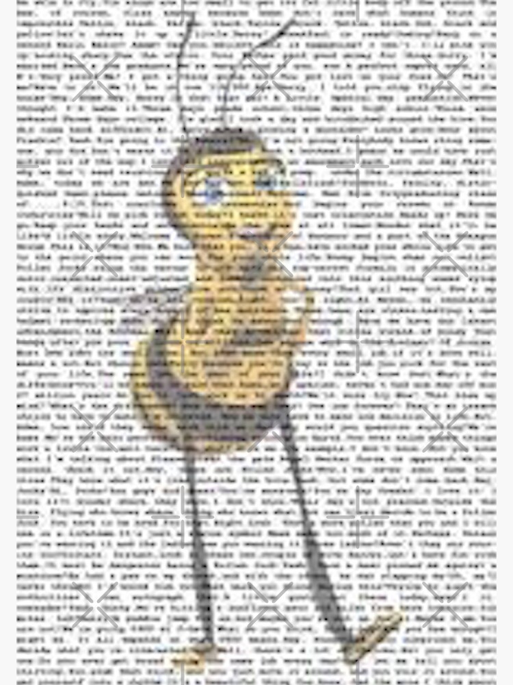 "Bee Movie Script " Sticker by rejeki77 | Redbubble