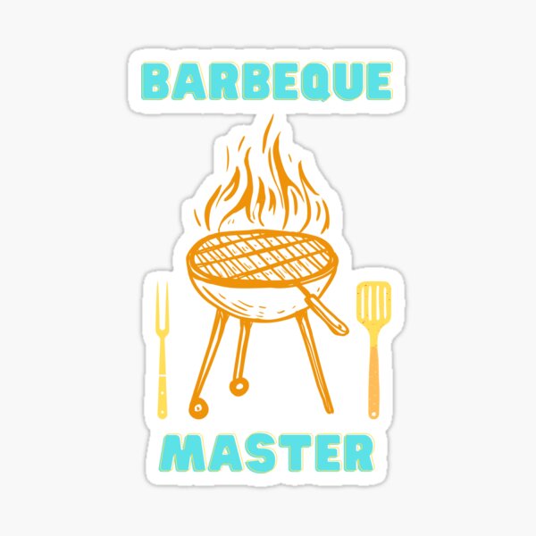 "barbeque master chef outdoor cooking" Sticker for Sale by Nartowskik ...