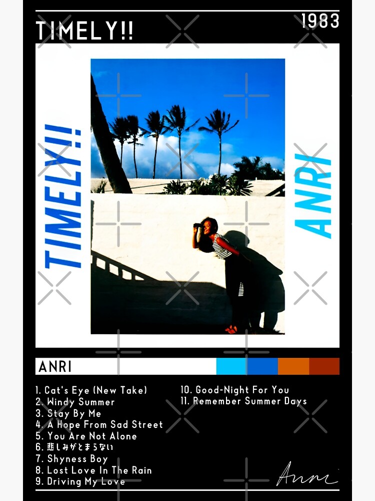 "Timely!! Album Cover - Anri | City Pop | 70s 80s 90s | Track List ...