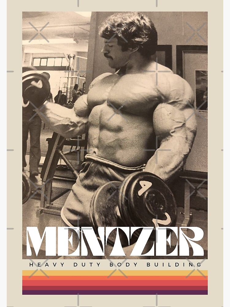 "Mike Mentzer Heavy Duty Body Building" Poster for Sale by jqcreative ...