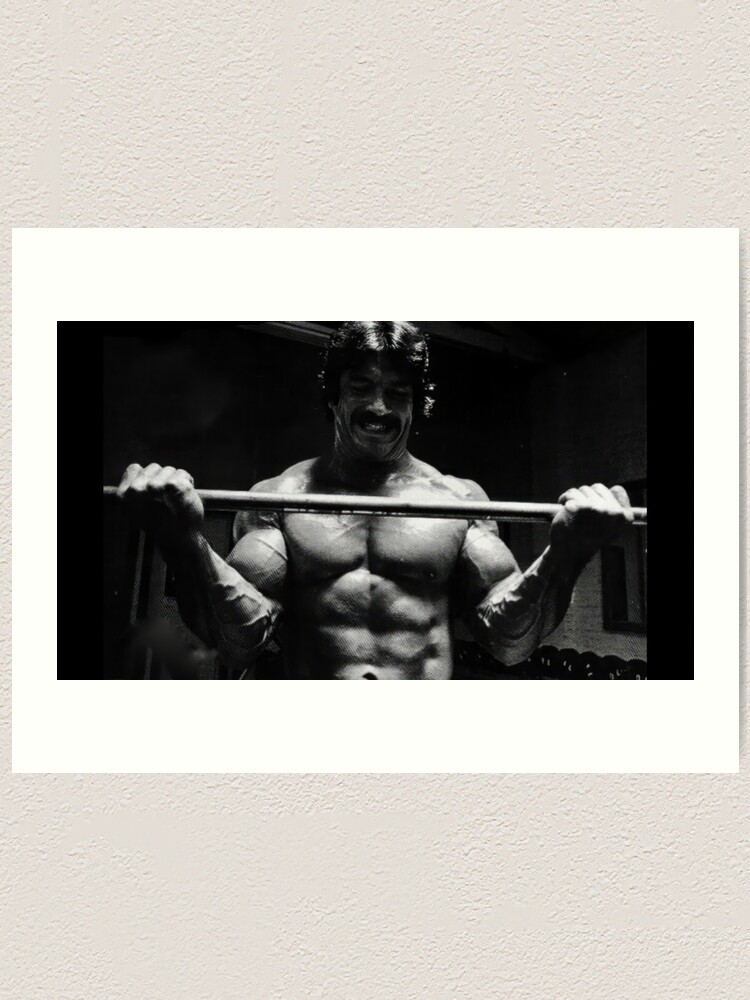 "Mike Mentzer Lifting Poster" Art Print for Sale by jqcreative | Redbubble