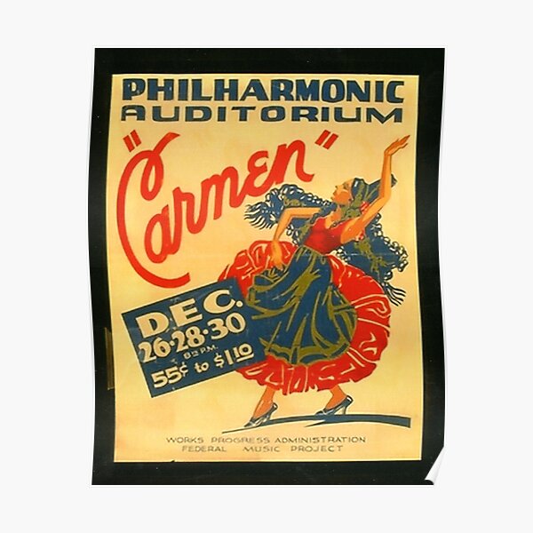 "American ART & DESIGN of Carmen" Poster by ExpressingSelf | Redbubble