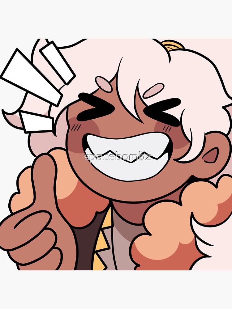 "Sasha Emoji " Sticker for Sale by spacebombz | Redbubble