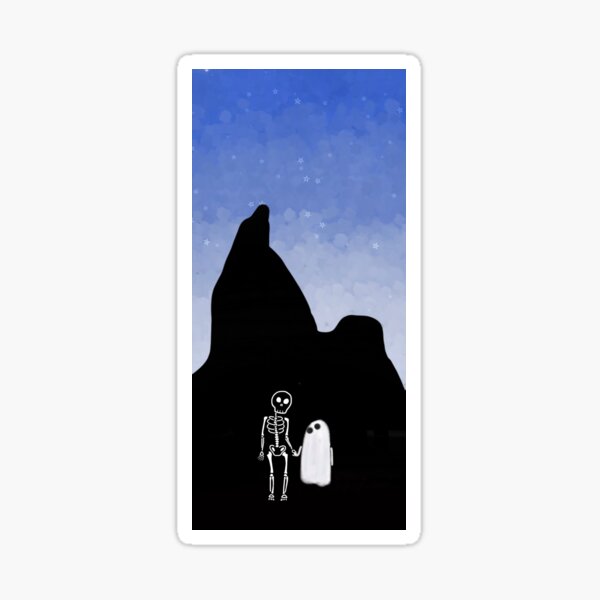 "Alone Together" Sticker for Sale by PupandMew | Redbubble