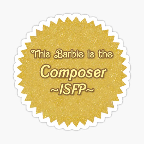 "ISFP Barbie - Barbie 2023 MBTI Types" Sticker for Sale by Spoiler Alert Merch Store | Redbubble
